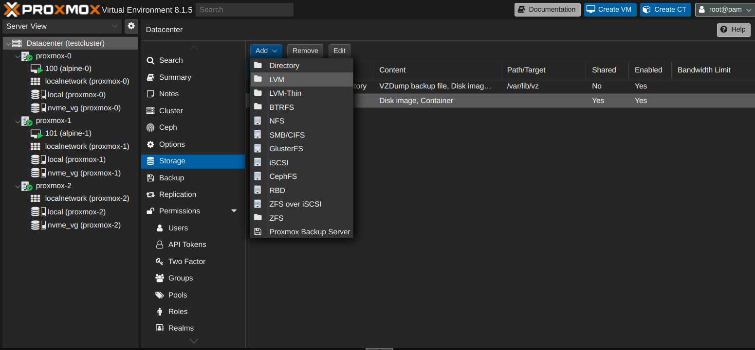 Configuring Highly Available NVMe-oF Attached Storage in Proxmox VE - LINBIT