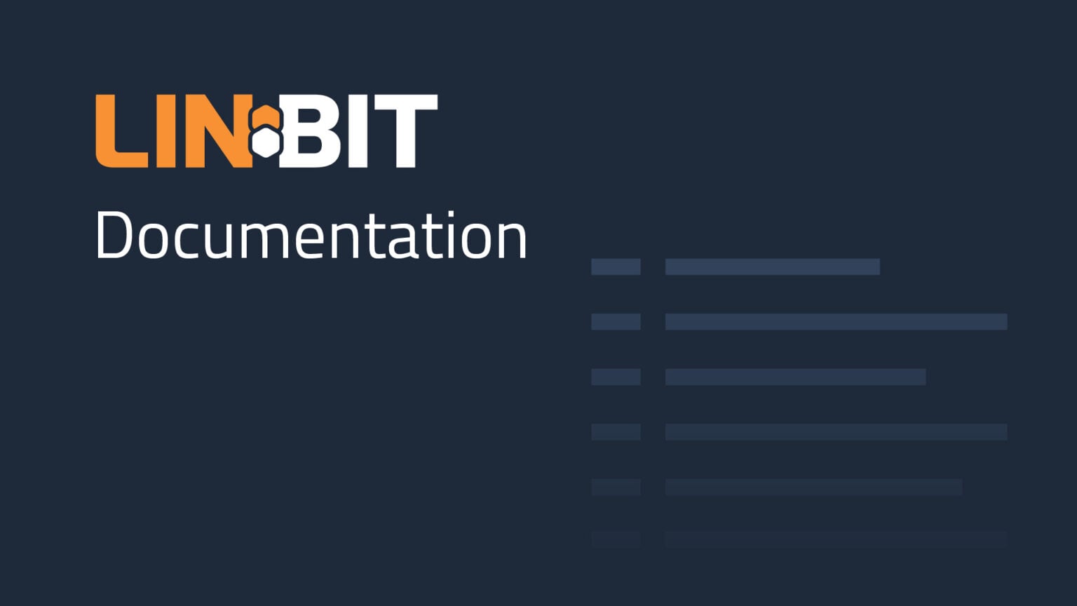 Where to Find LINBIT Documentation - LINBIT