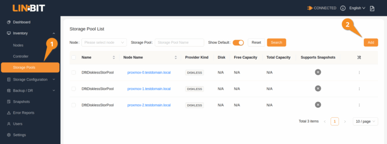 Setting Up Highly Available Storage for Proxmox Using LINSTOR & the LINBIT GUI - LINBIT