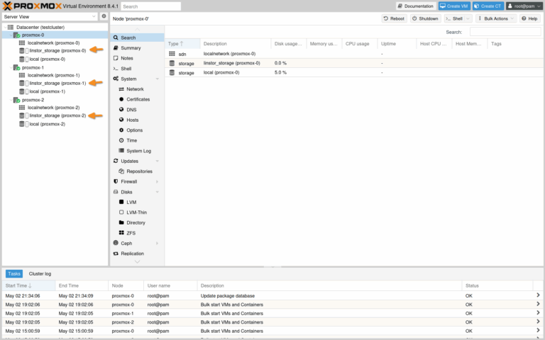 Setting Up Highly Available Storage For Proxmox Using Linstor And The